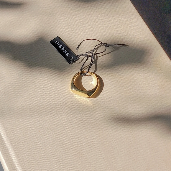 SHASHI | Jewelry | Copy Shashi Rectangular Signet Ring | Poshmark